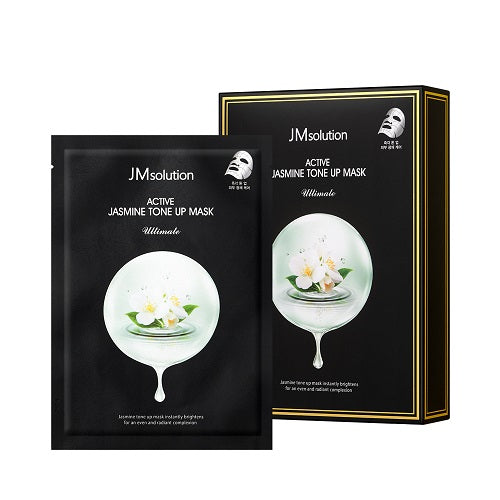 JM SOLUTION, ACTIVE JASMINE TONE UP MASK ULTIMATE (30ML*10EA) – KoreanSet