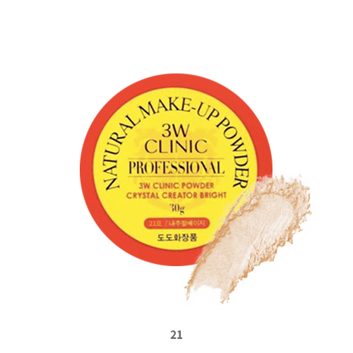 3W CLINIC, NATURAL MAKE-UP POWDER 30G – KoreanSet
